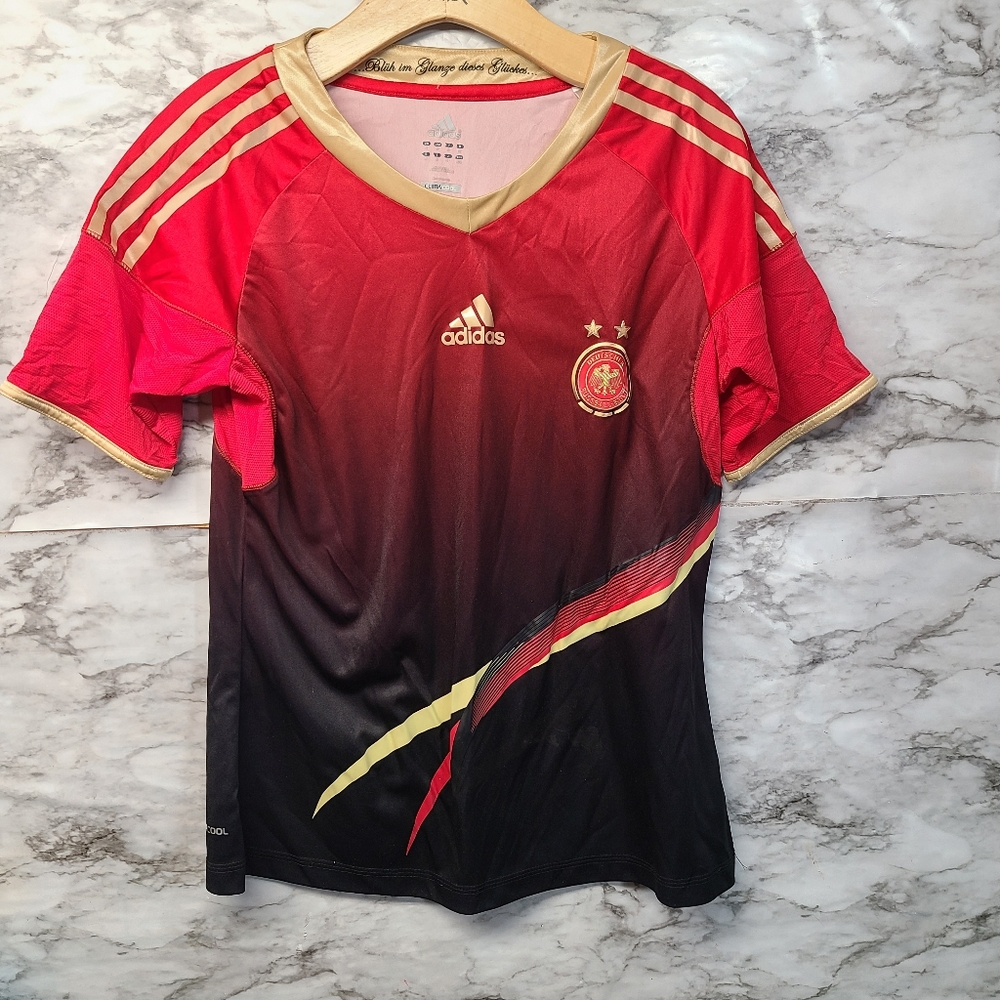 Vintage Adidas Germany Soccer Football Jersey - Gem